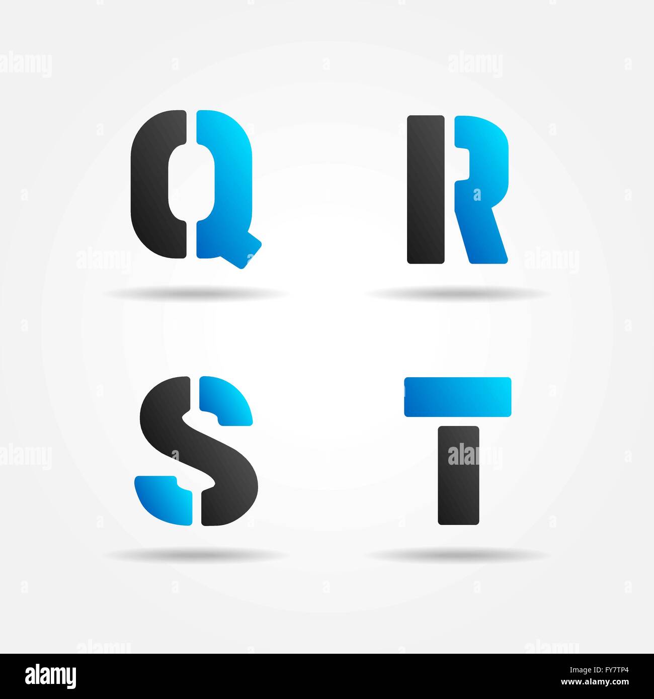 Qrst vector vectors hi-res stock photography and images - Alamy