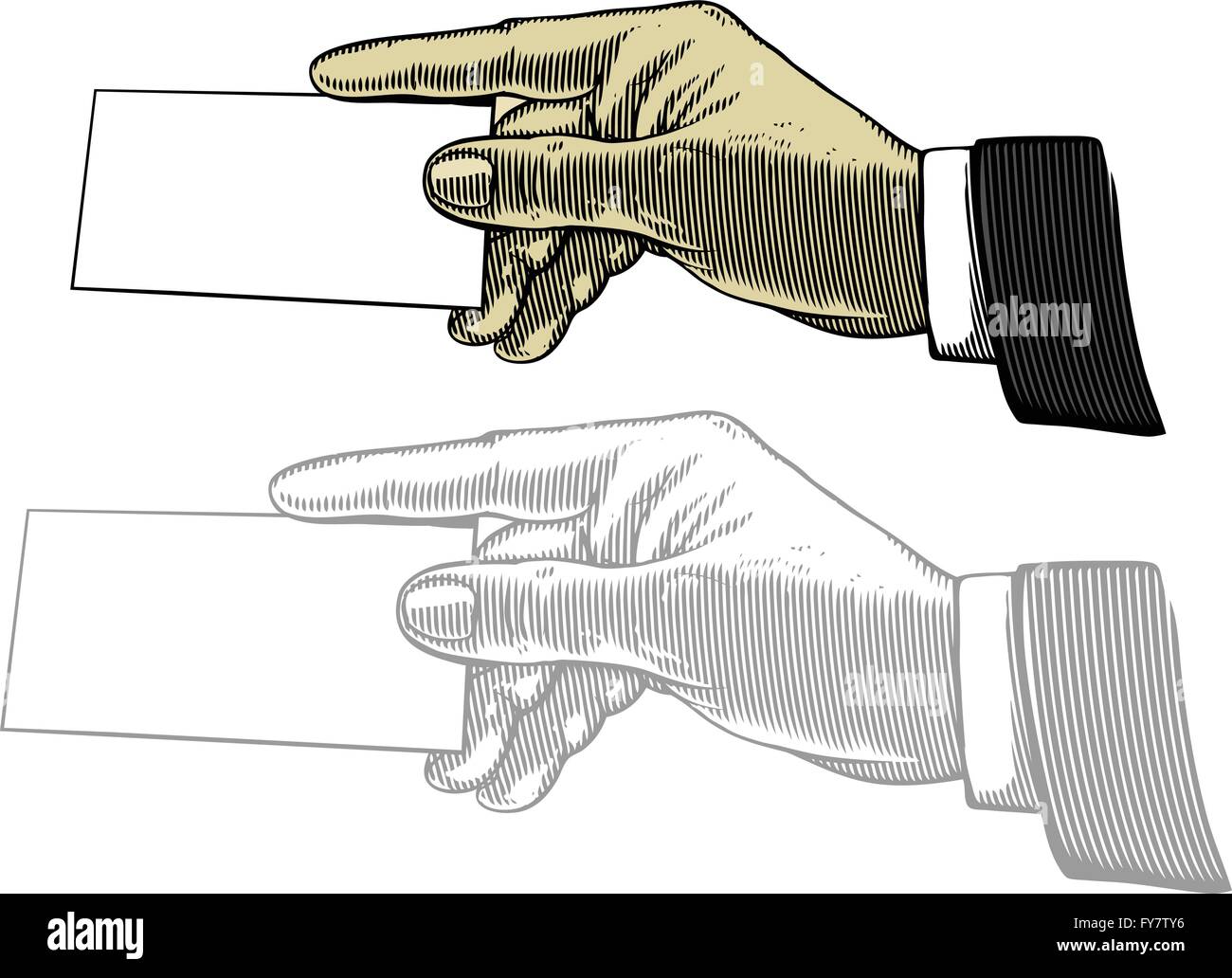 Card hand vector hi-res stock photography and images - Alamy