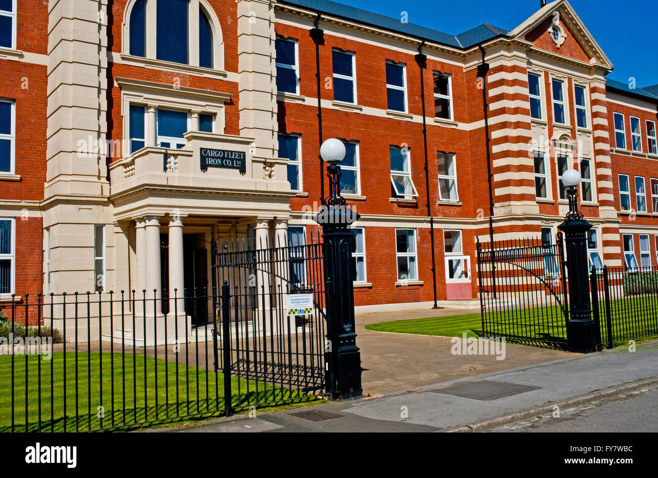 Former Cargo Fleet Iron Works Buildings, Cargo Fleet, Cleveland Stock ...