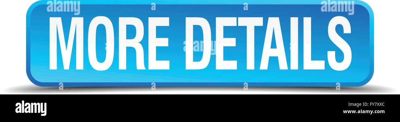more details blue 3d realistic square isolated button Stock Vector ...