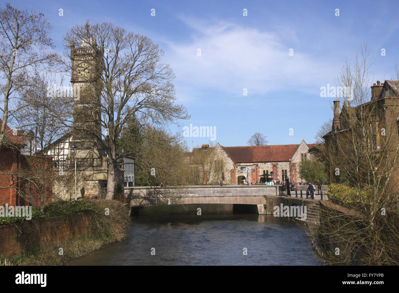 Salisbury wiltshire river avon hi-res stock photography and images - Alamy