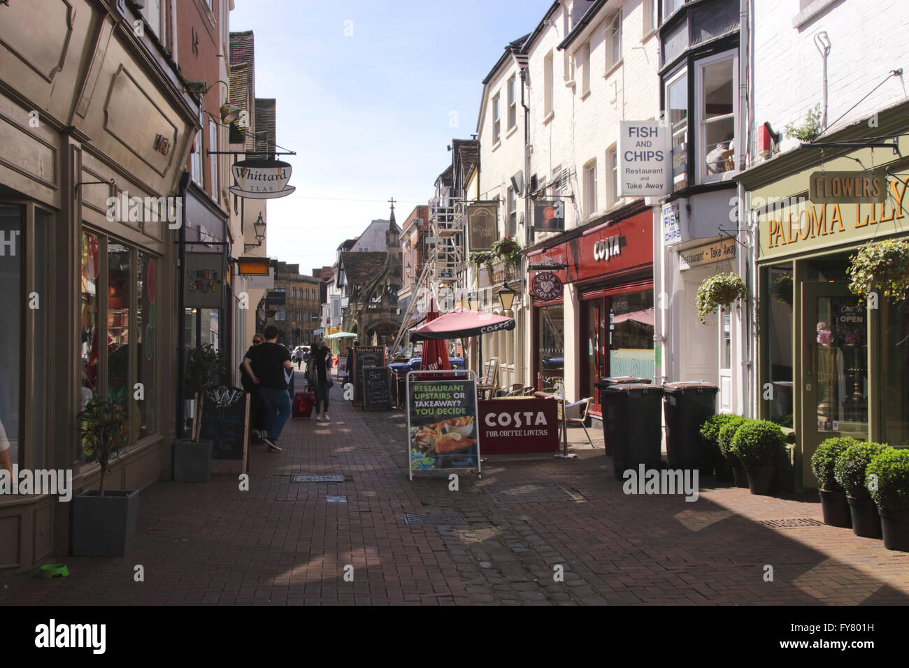 Butcher Row Salisbury Wiltshire Stock Photo - Alamy