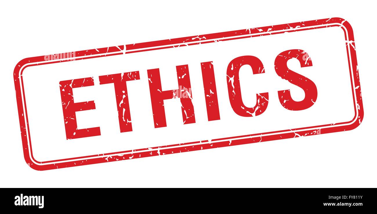 Ethics square isolated sign hi-res stock photography and images - Alamy