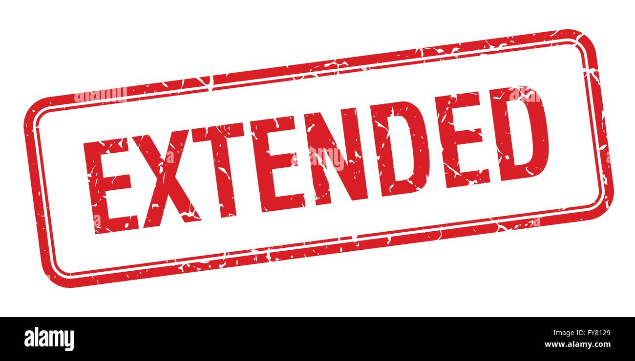 extended red square grungy vintage isolated stamp Stock Vector Image ...