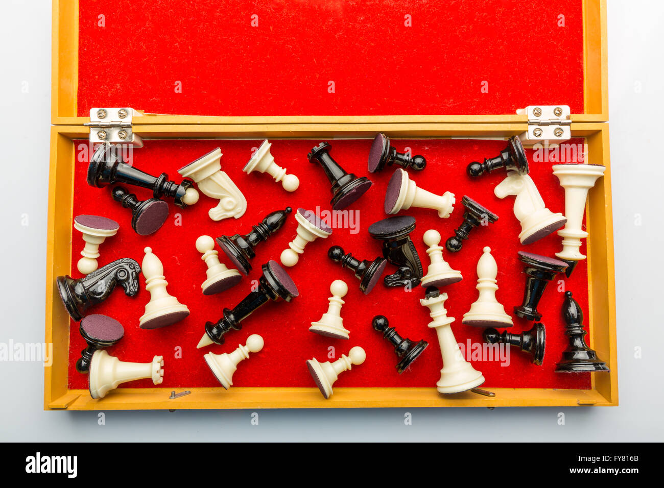 Chess in the box Stock Photo - Alamy