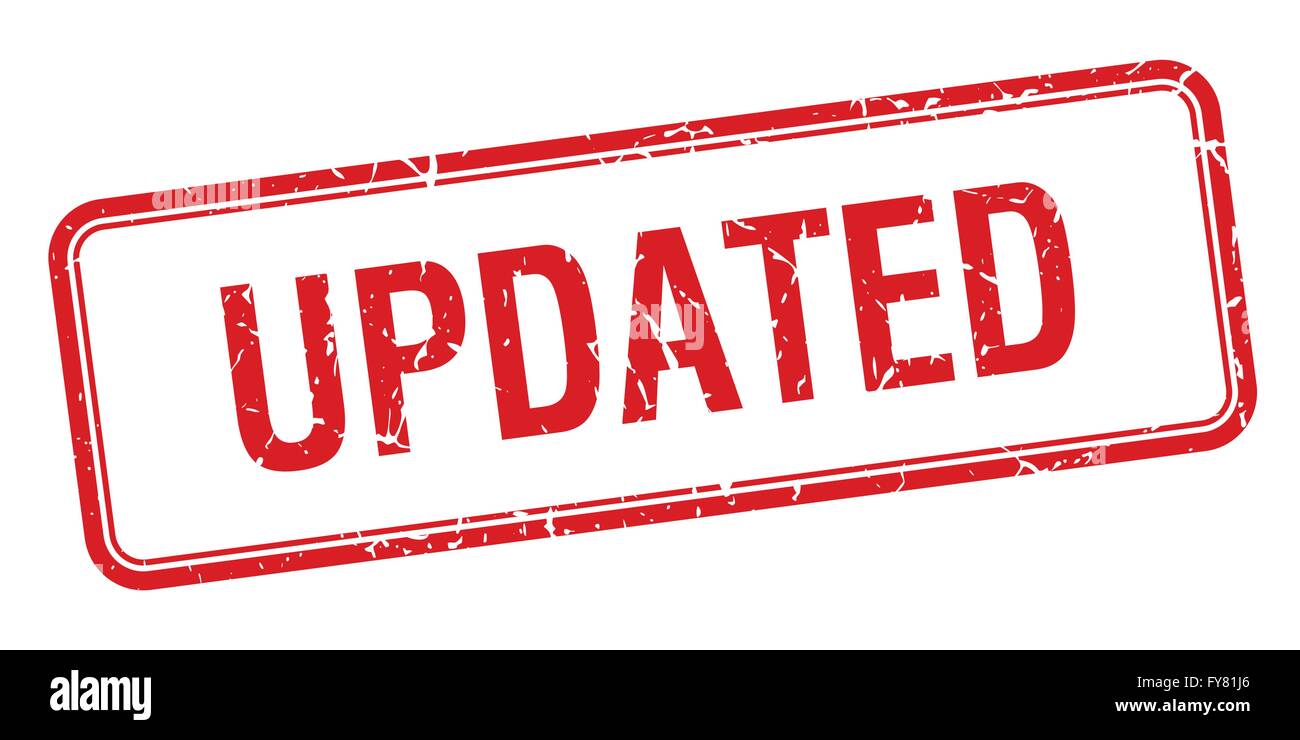 updated red square grungy vintage isolated stamp Stock Vector Image ...