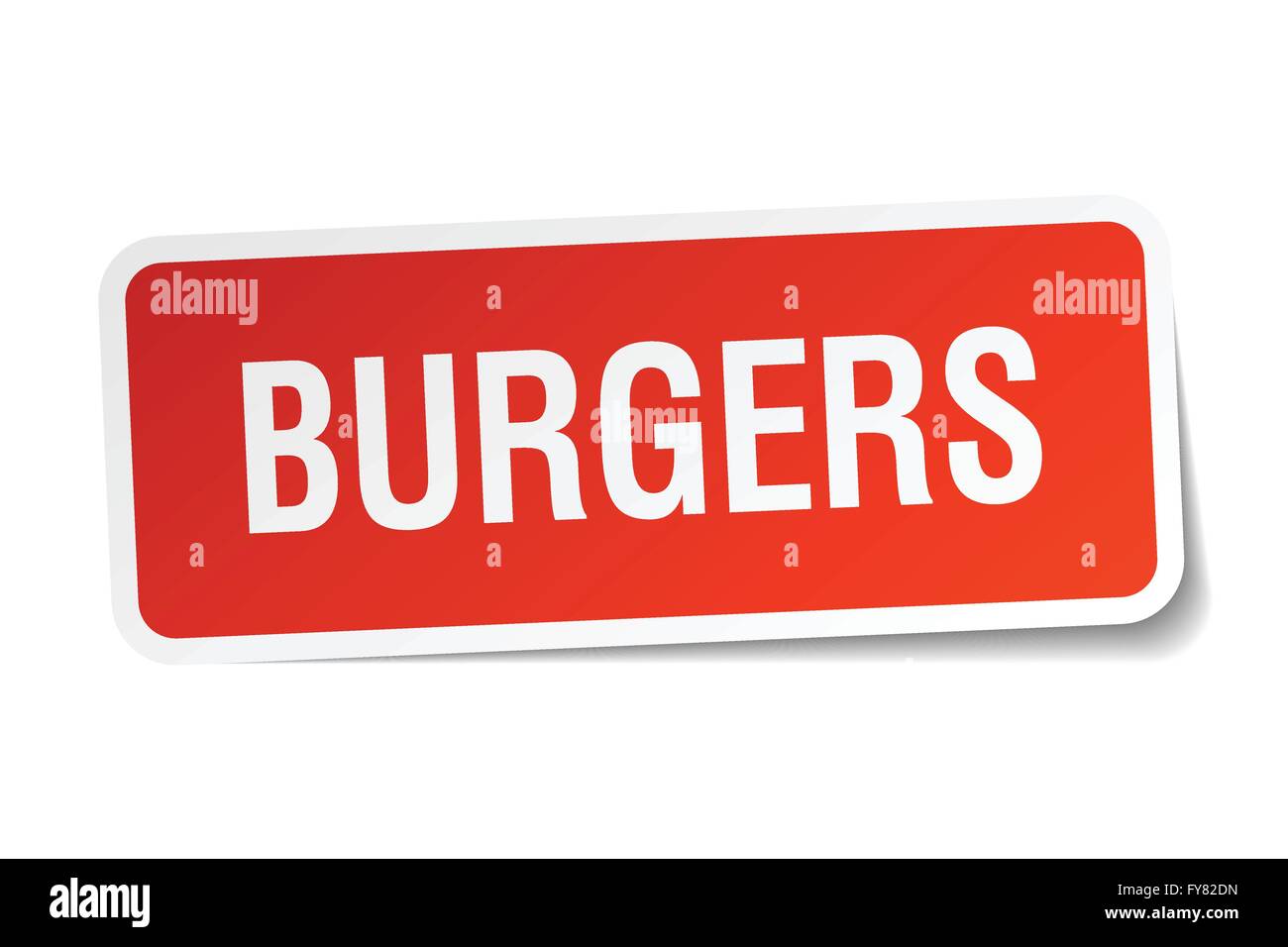 Square burgers Stock Vector Images - Alamy
