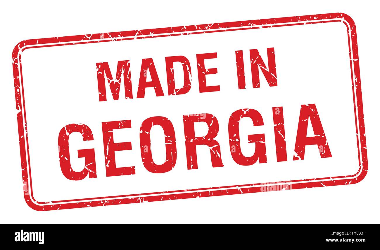 Made in georgia vector vectors hi-res stock photography and images - Alamy