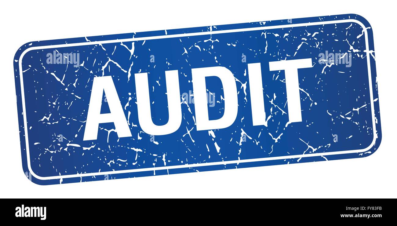 Audit square grunge stamp hi-res stock photography and images - Alamy