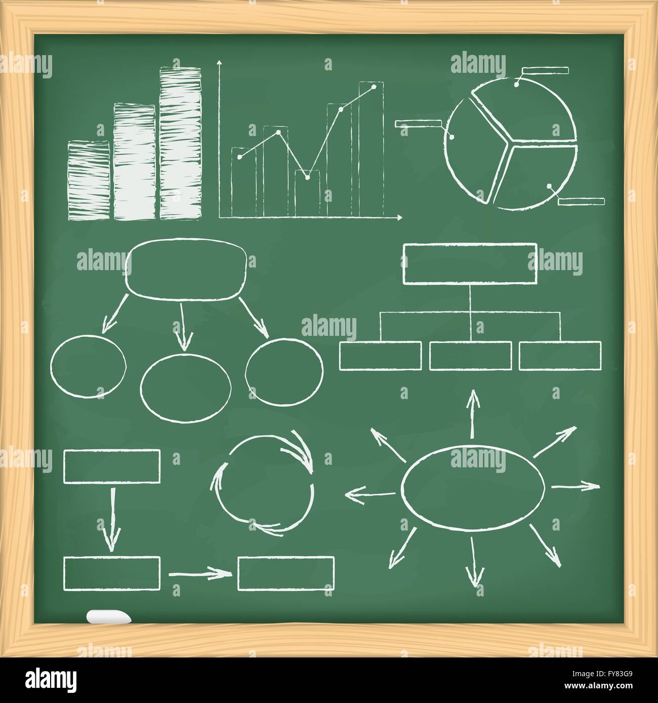 Diagrams and blackboard hi-res stock photography and images - Alamy