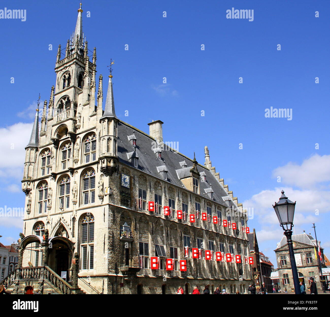 Gouda ancient town hall hi-res stock photography and images - Alamy