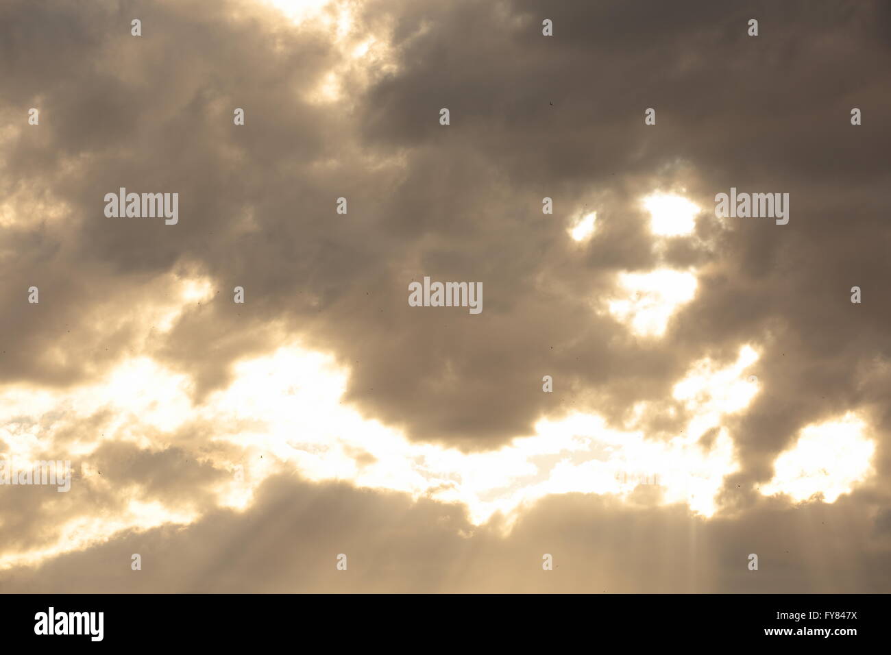 Sky with clouds in spring Stock Photo - Alamy