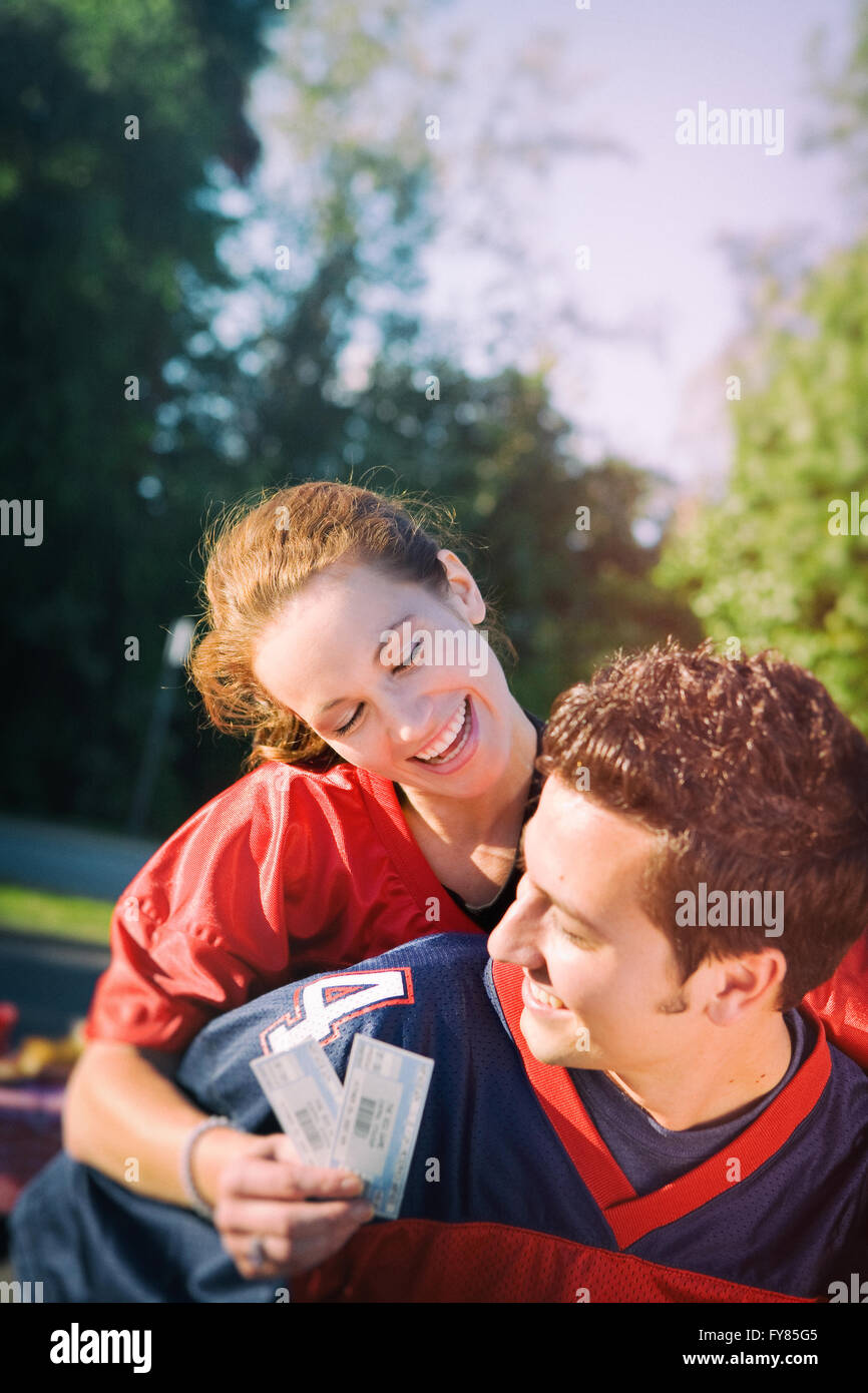 Piggyback celebration football hi-res stock photography and images - Alamy