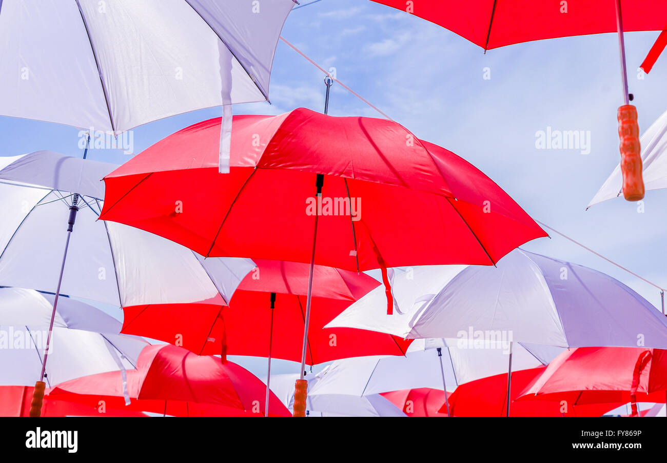 Red umbrella umbrellas hi-res stock photography and images - Alamy
