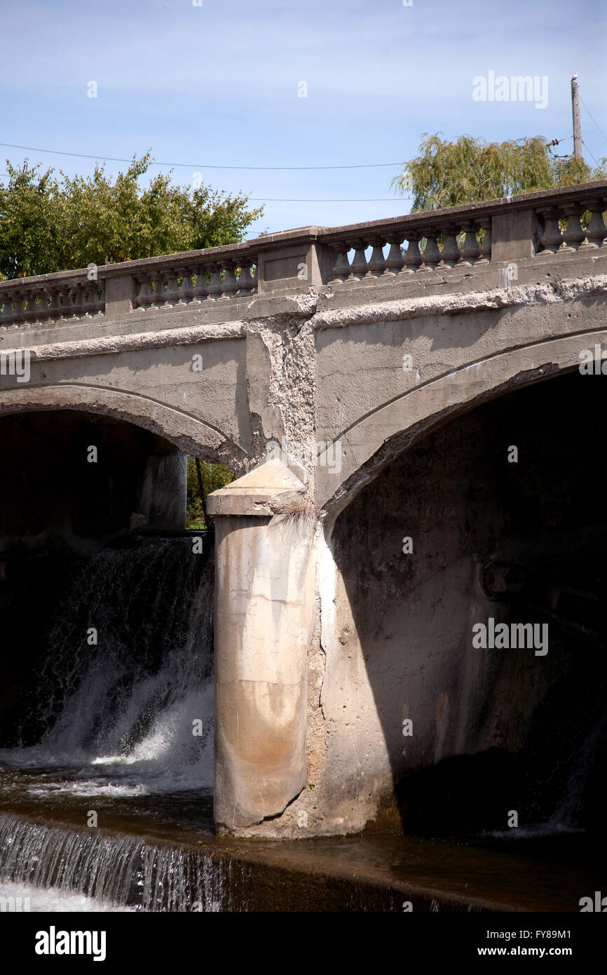 Hamilton Dam on the Flint River in Flint, Michigan Stock Photo - Alamy
