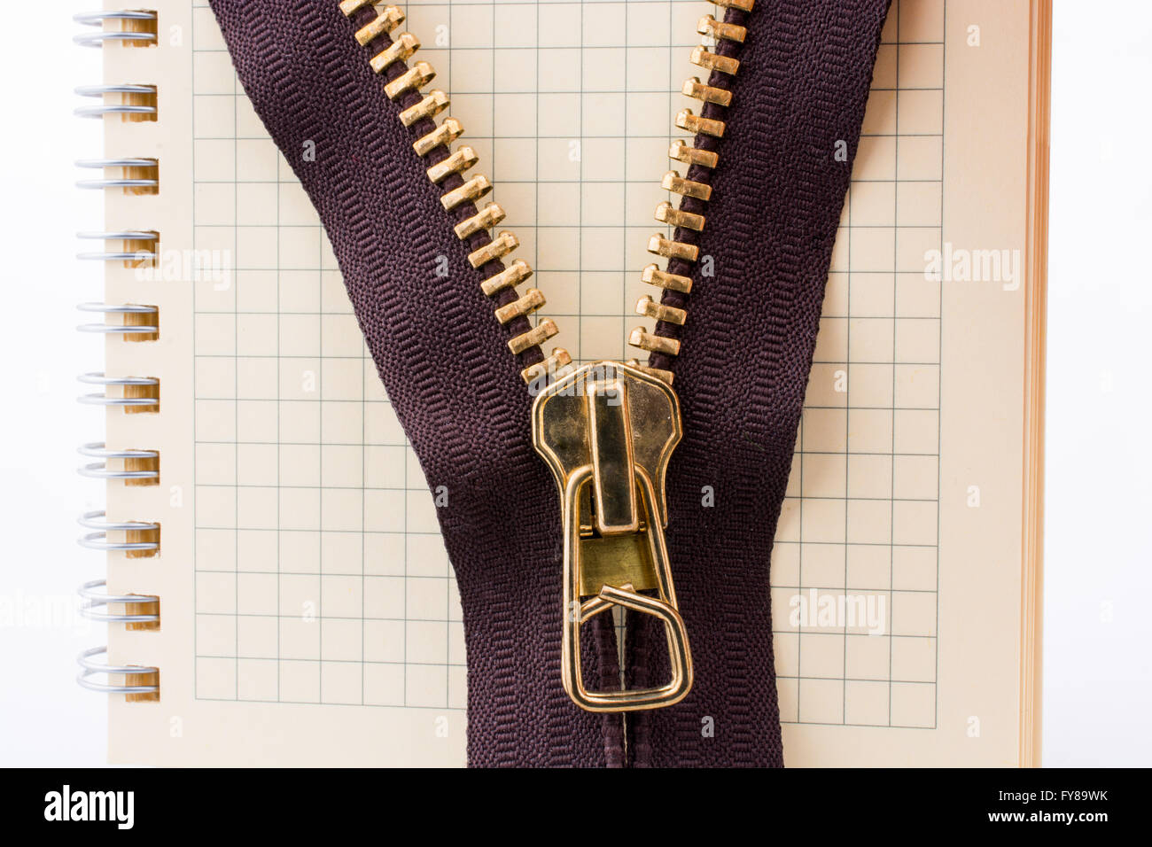 Zipper book hi-res stock photography and images - Alamy