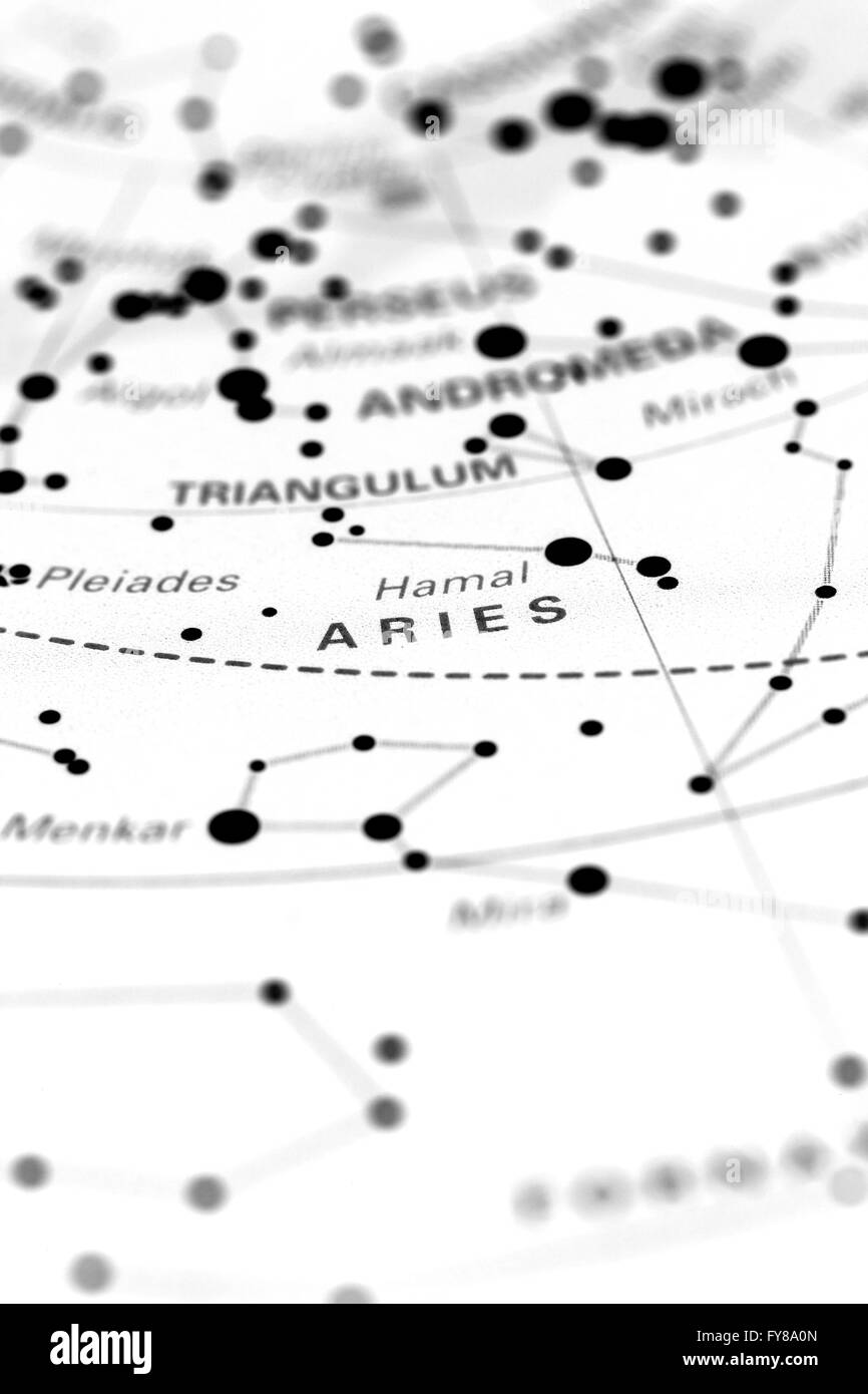 Aries map Black and White Stock Photos & Images - Alamy