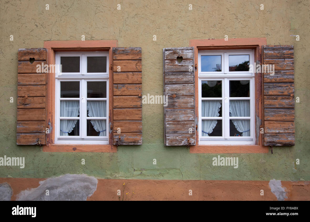 Old Windows and Shutters in Speyer, Germany Stock Photo - Alamy