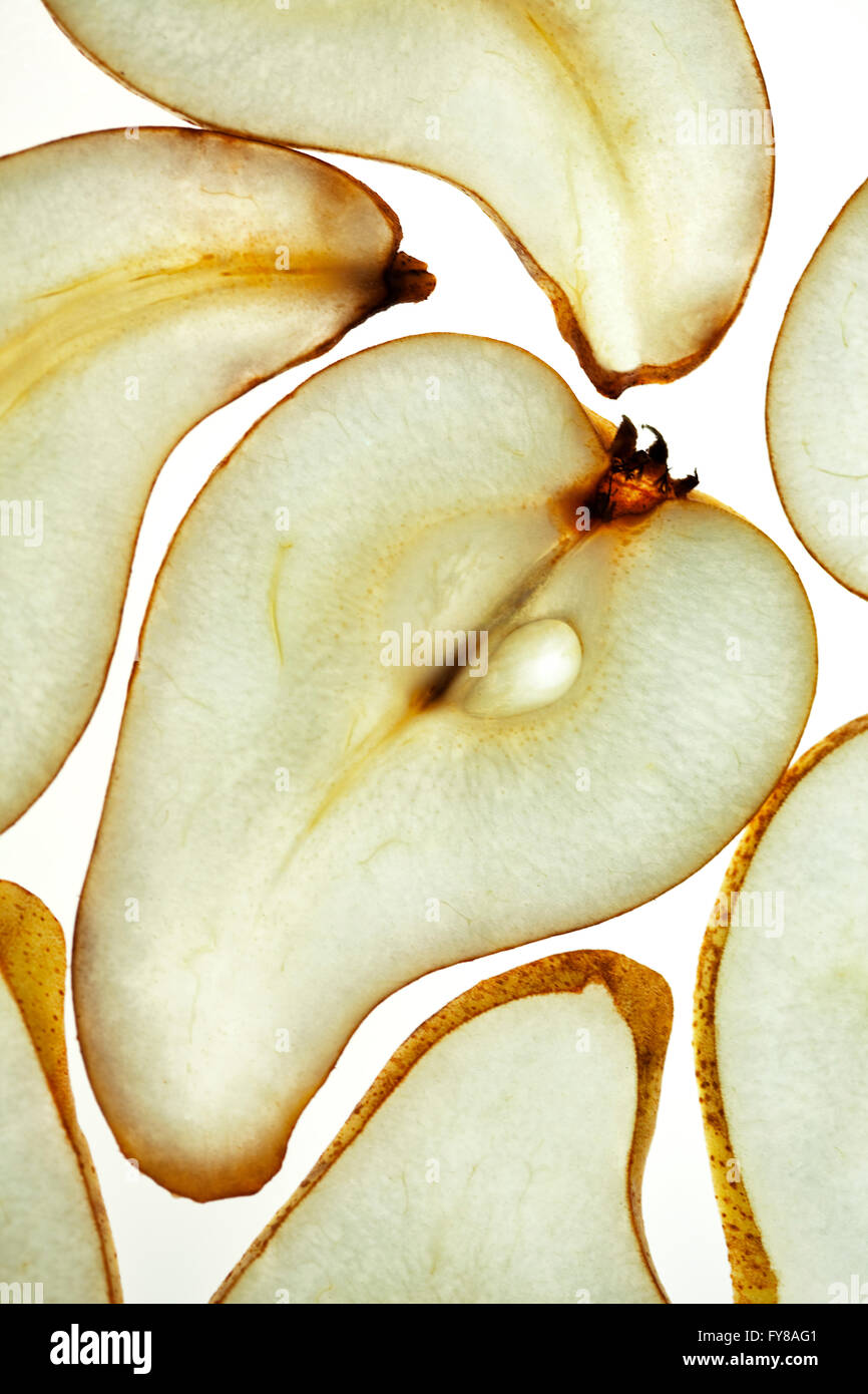 Fresh pear sliced piece hi-res stock photography and images - Alamy