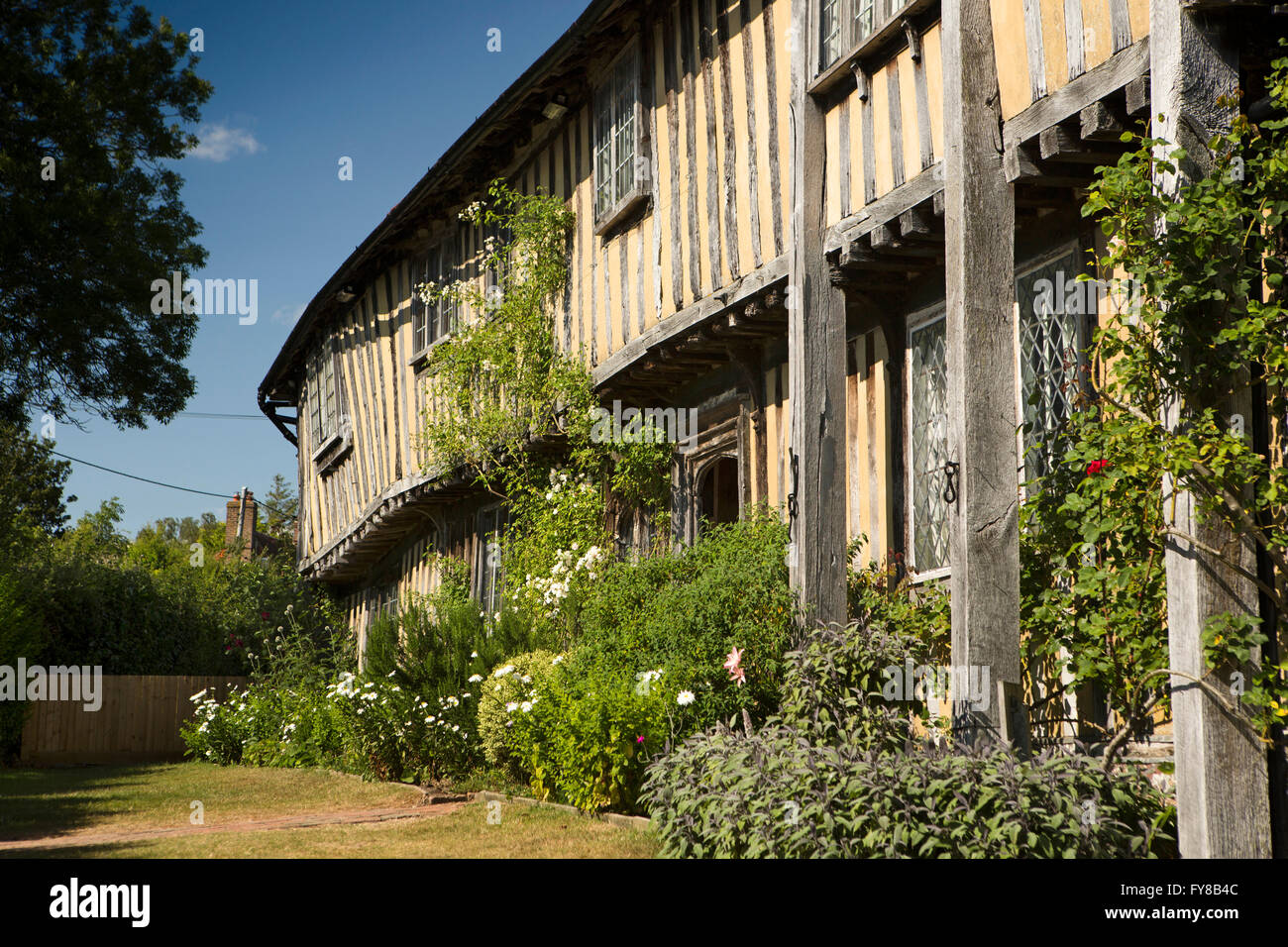 UK, Kent, Smallhythe, Smallhythe Place, historic C16th century timber ...