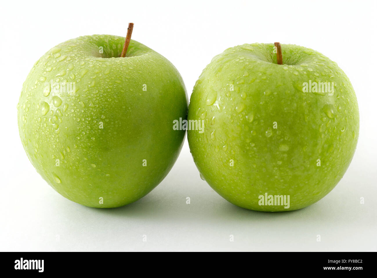 Two fresh apples Stock Photo - Alamy