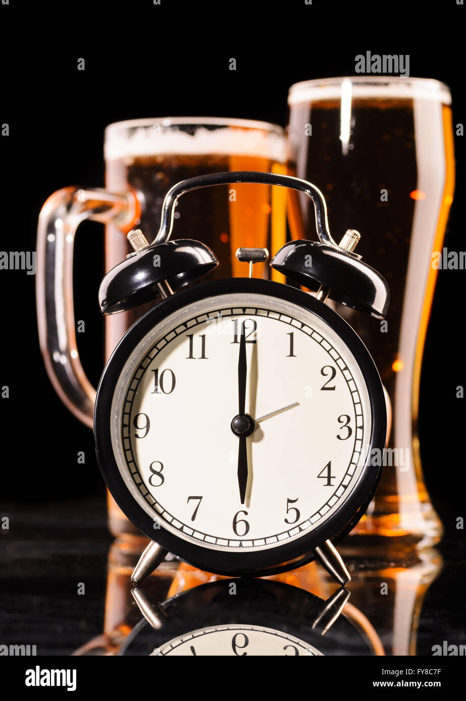 time to drink beer Stock Photo - Alamy