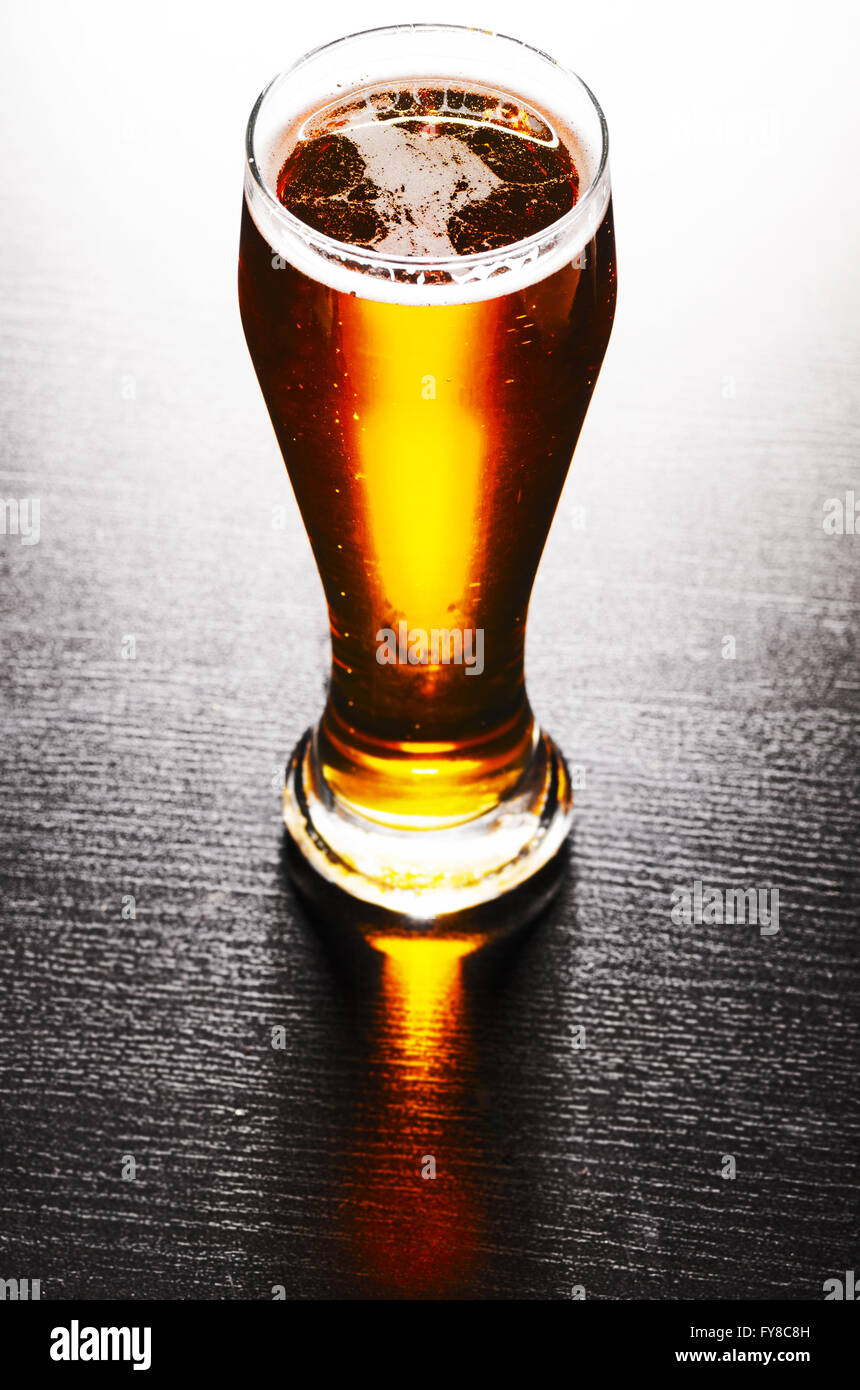 lager beer on table Stock Photo - Alamy