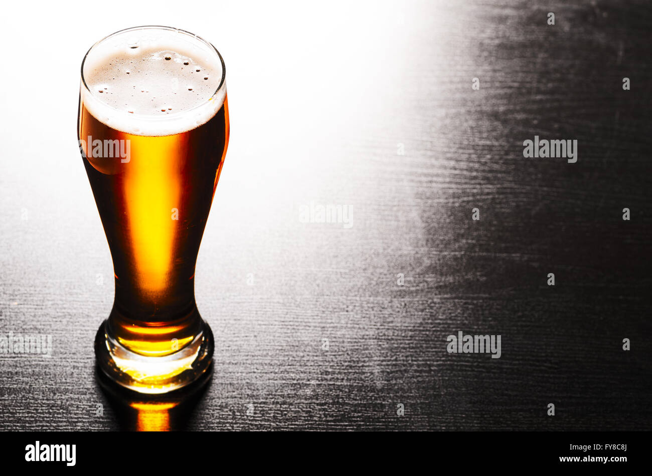 lager beer on table Stock Photo - Alamy