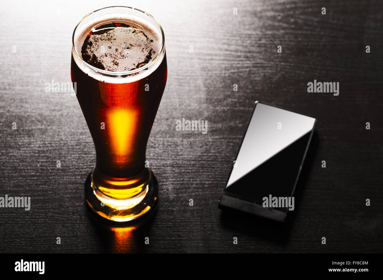 lager beer on table Stock Photo - Alamy