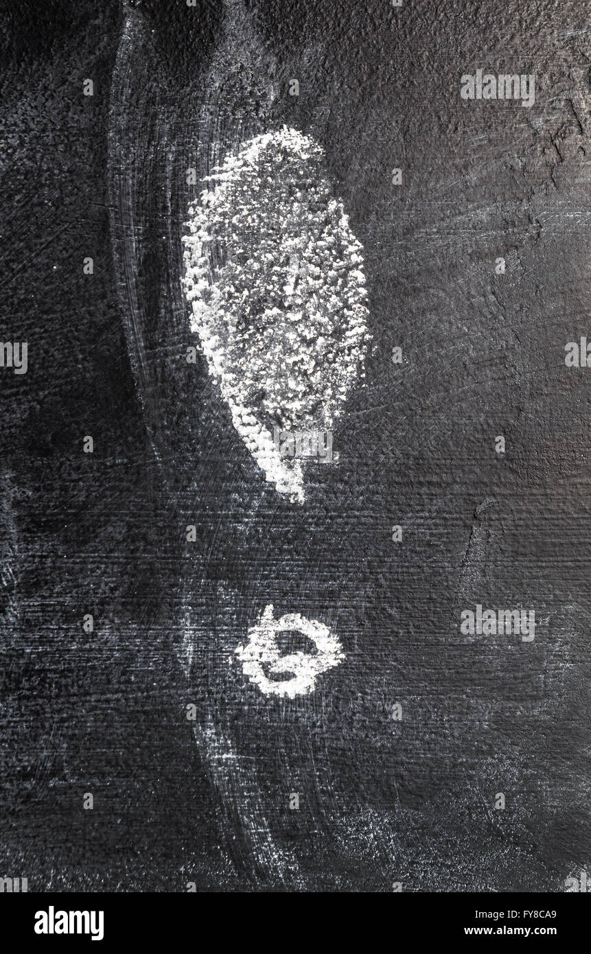 exclamation point on chalk board Stock Photo - Alamy