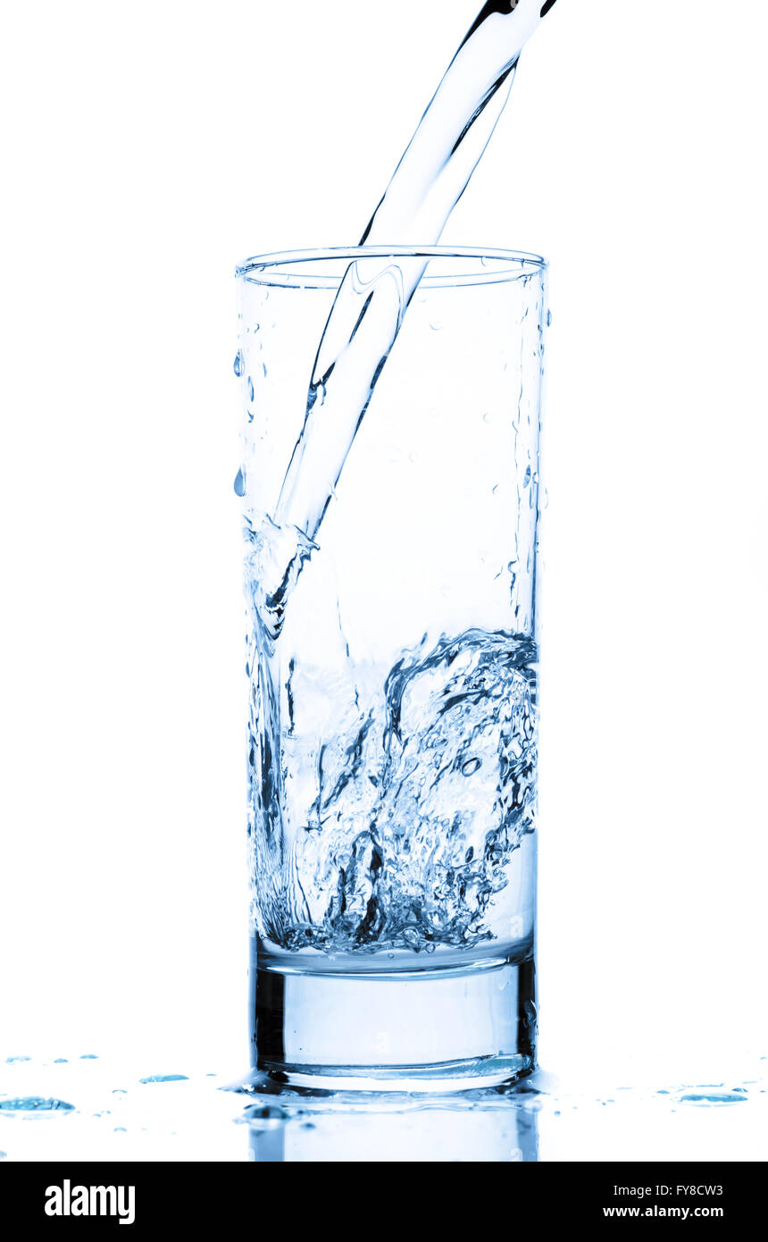 Water glass splash hi-res stock photography and images - Alamy