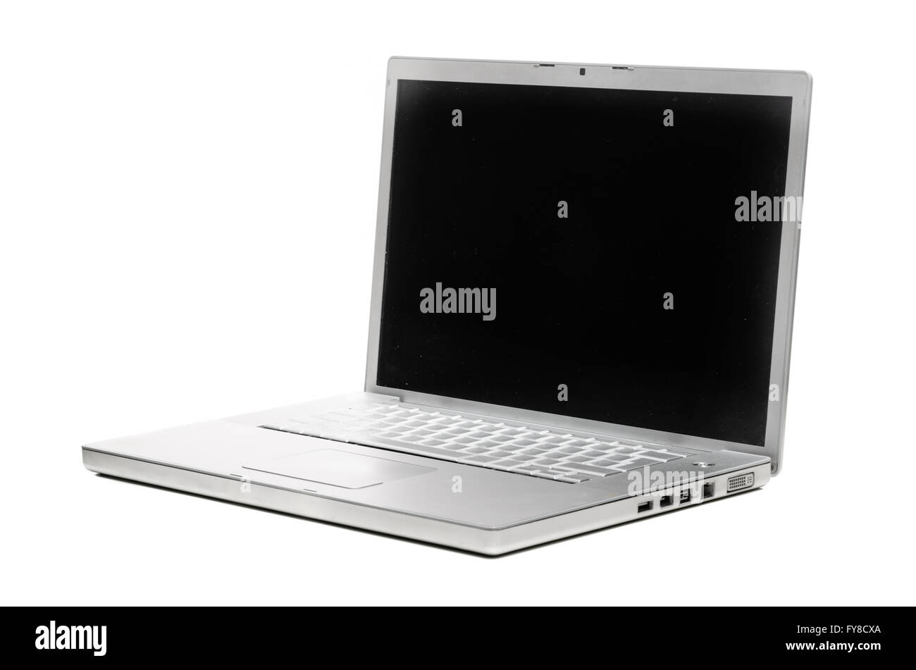 Laptop isolated metal silver gray hi-res stock photography and images ...