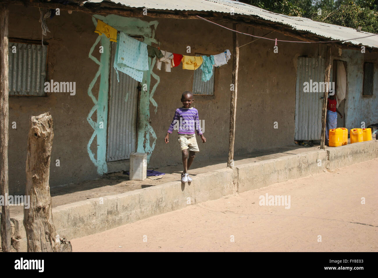 Village compound africa gambia hi-res stock photography and images - Alamy