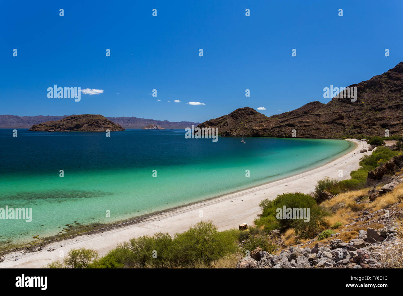 Bay in Baja California Sur, Mexico Stock Photo - Alamy