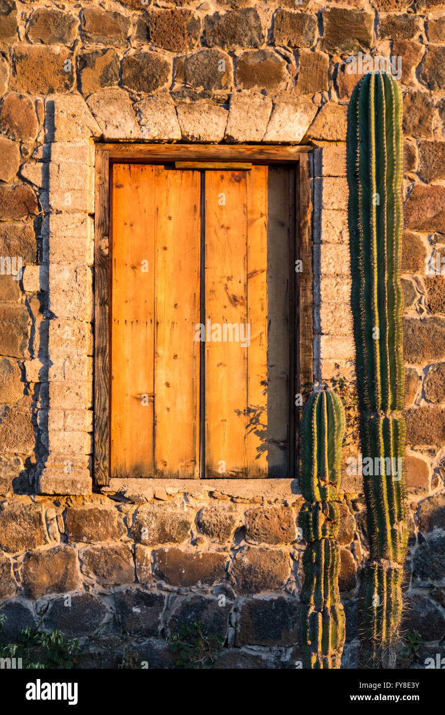 Window of an old mission in Mexico Stock Photo - Alamy