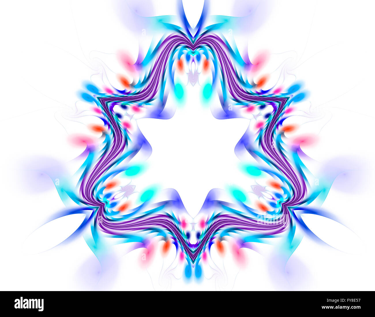 Mandala fractal Cut Out Stock Images & Pictures - Alamy
