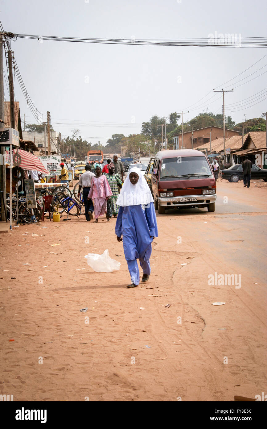 Banjul everyday life, Gambia, Africa Stock Photo - Alamy