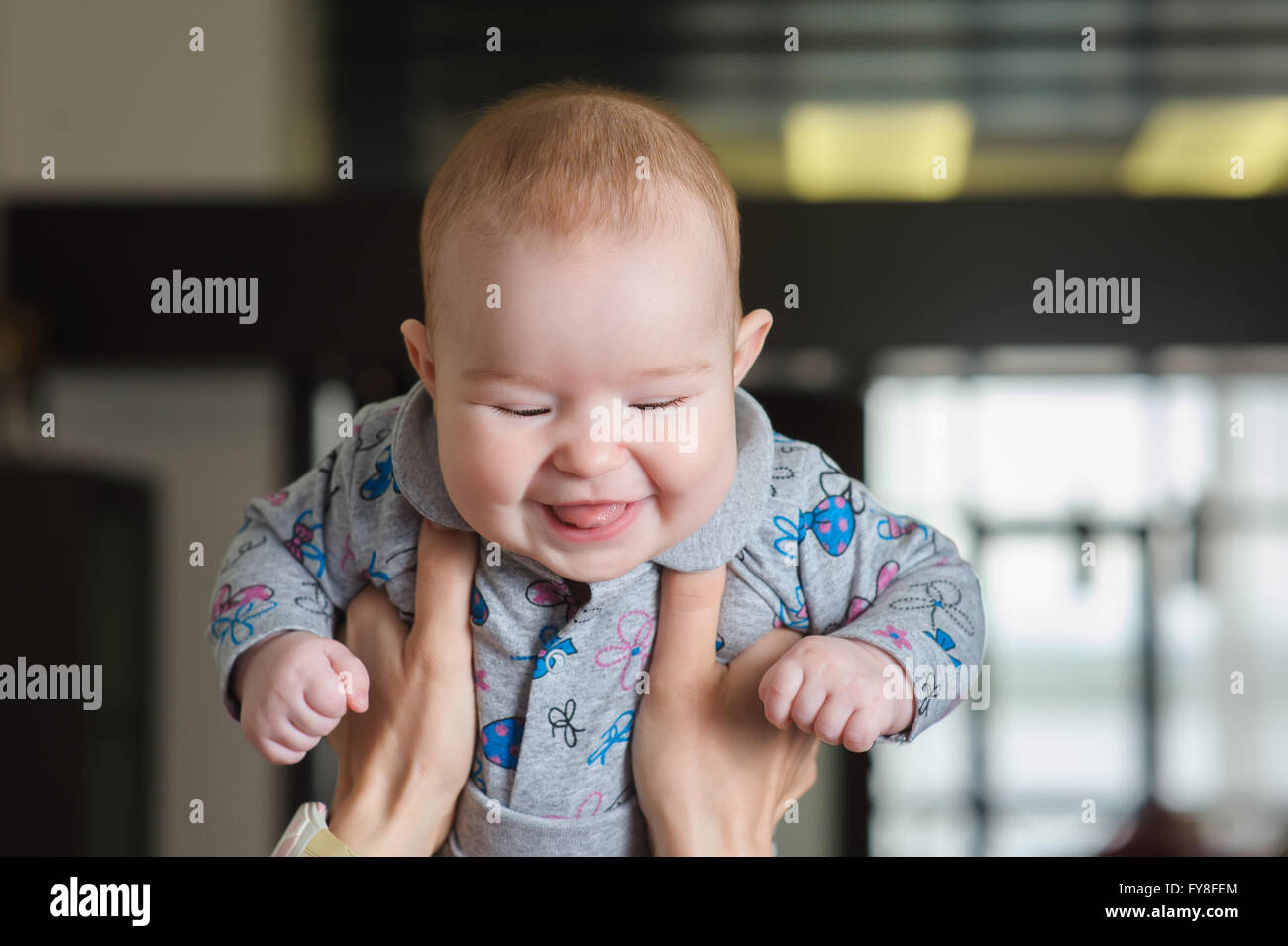 Child smiling mother Stock Photo - Alamy