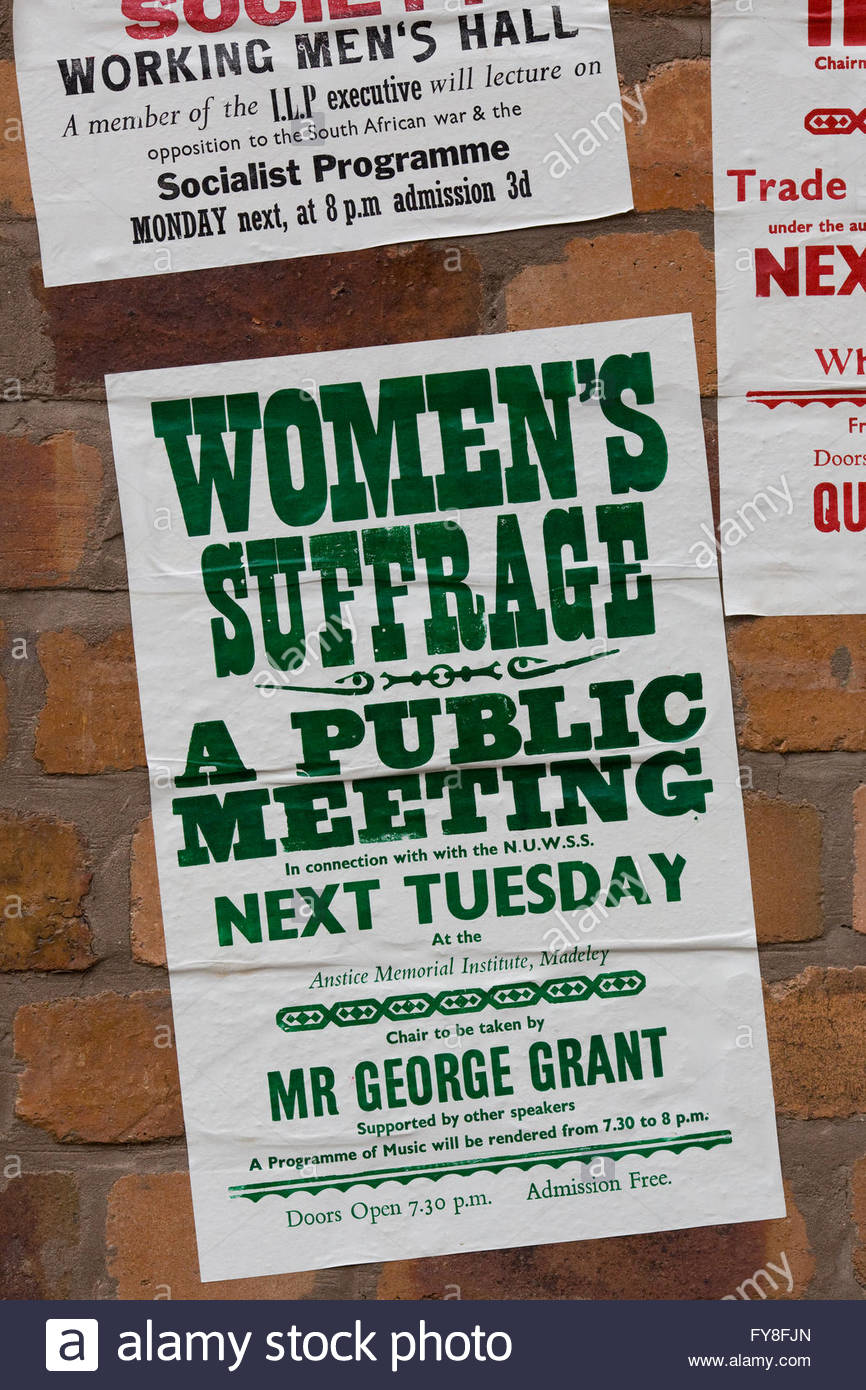 Suffrage Era High Resolution Stock Photography and Images - Alamy