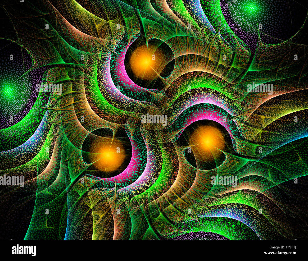 Abstract fractal illustration for modern creative design Stock Photo ...