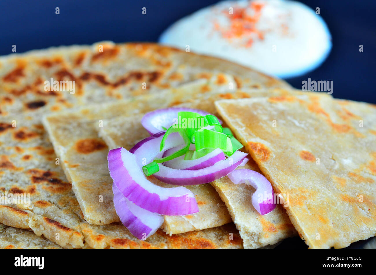 Indian Paratha High Resolution Stock Photography and Images - Alamy