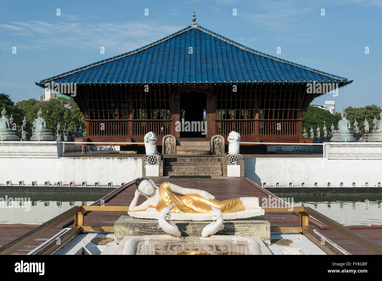 Seema Malakaya Meditation Centre, Colombo, Sri Lanka Stock Photo - Alamy