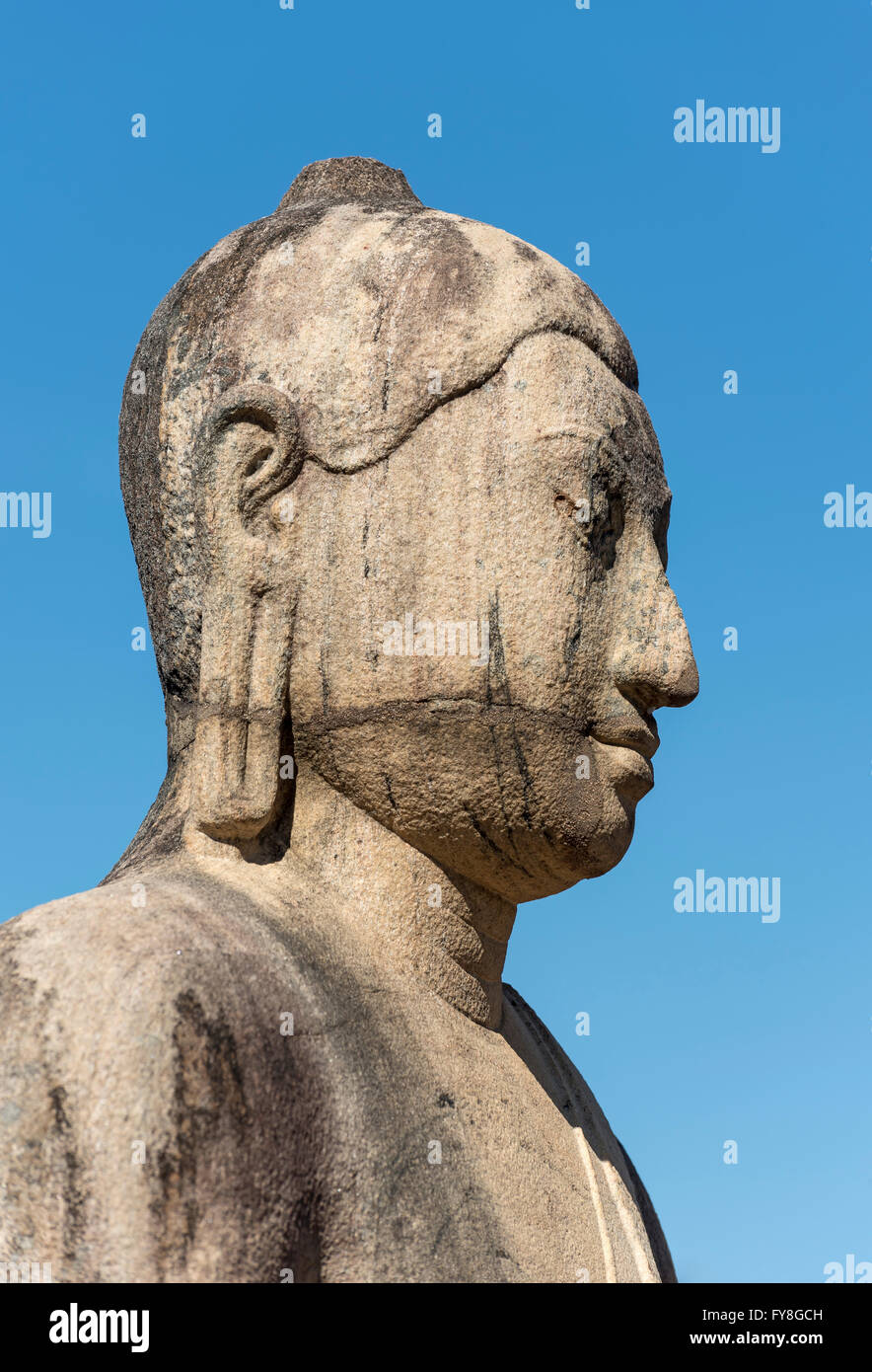 Buddha statue, Vatadage, Sacred Quadrangle, Polonnaruwa, Sri Lanka ...