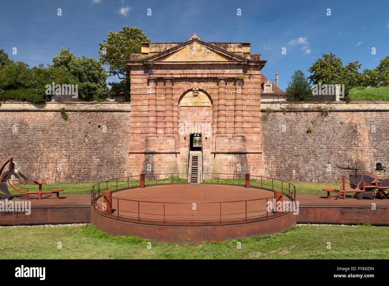 Vauban Museum, Neuf-Brisach, Alsace, France Stock Photo - Alamy