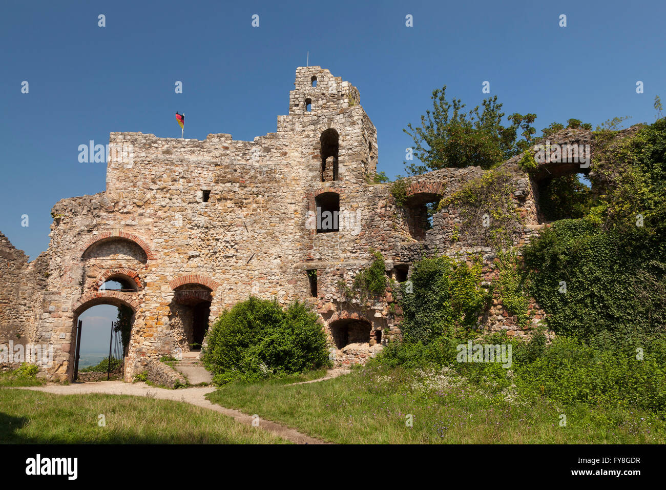 Staufen castle ruins, Staufen im Breisgau, Black Forest, Baden ...
