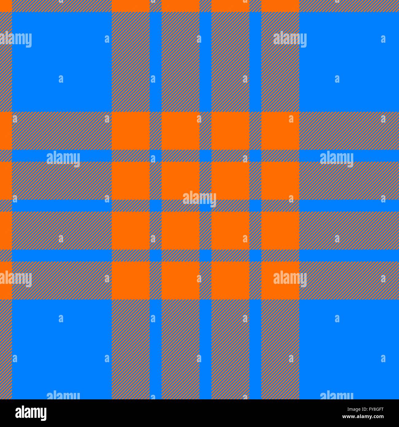 Blue checked dress Stock Vector Images - Alamy