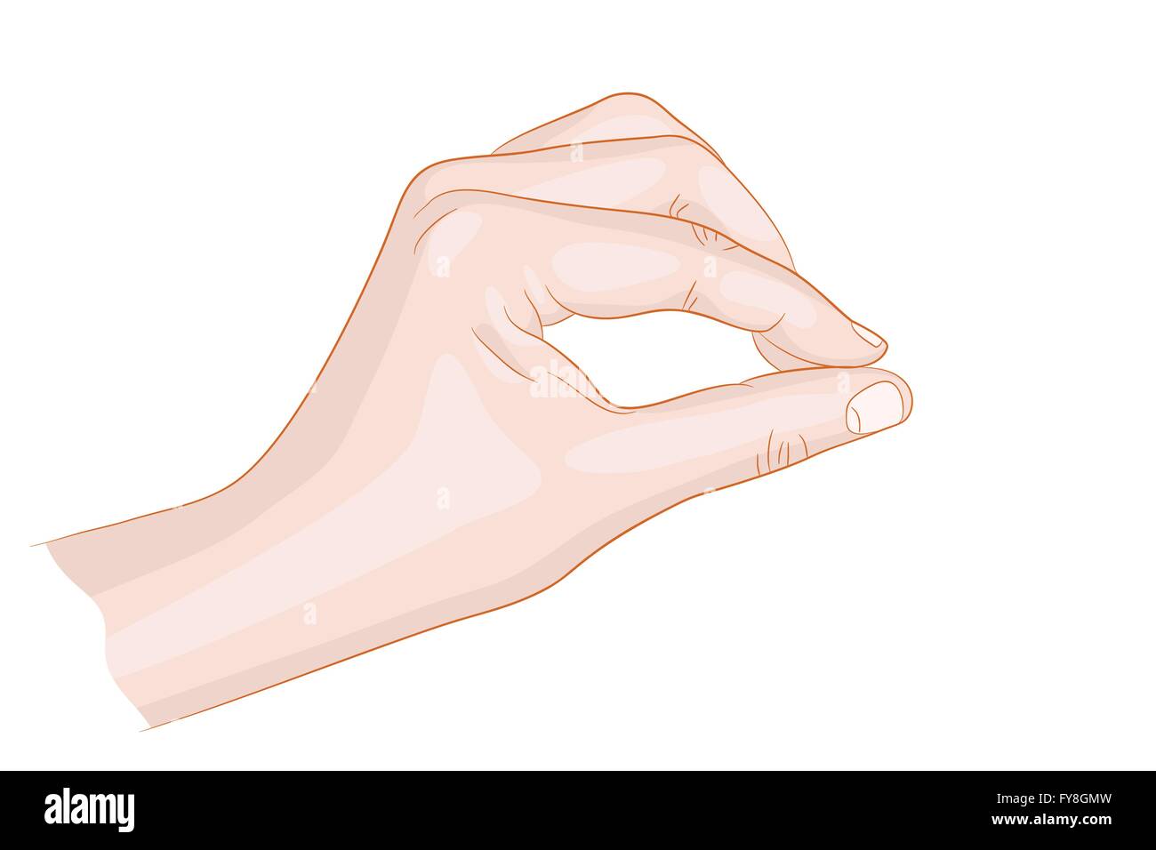 Edge holding Stock Vector Images - Alamy