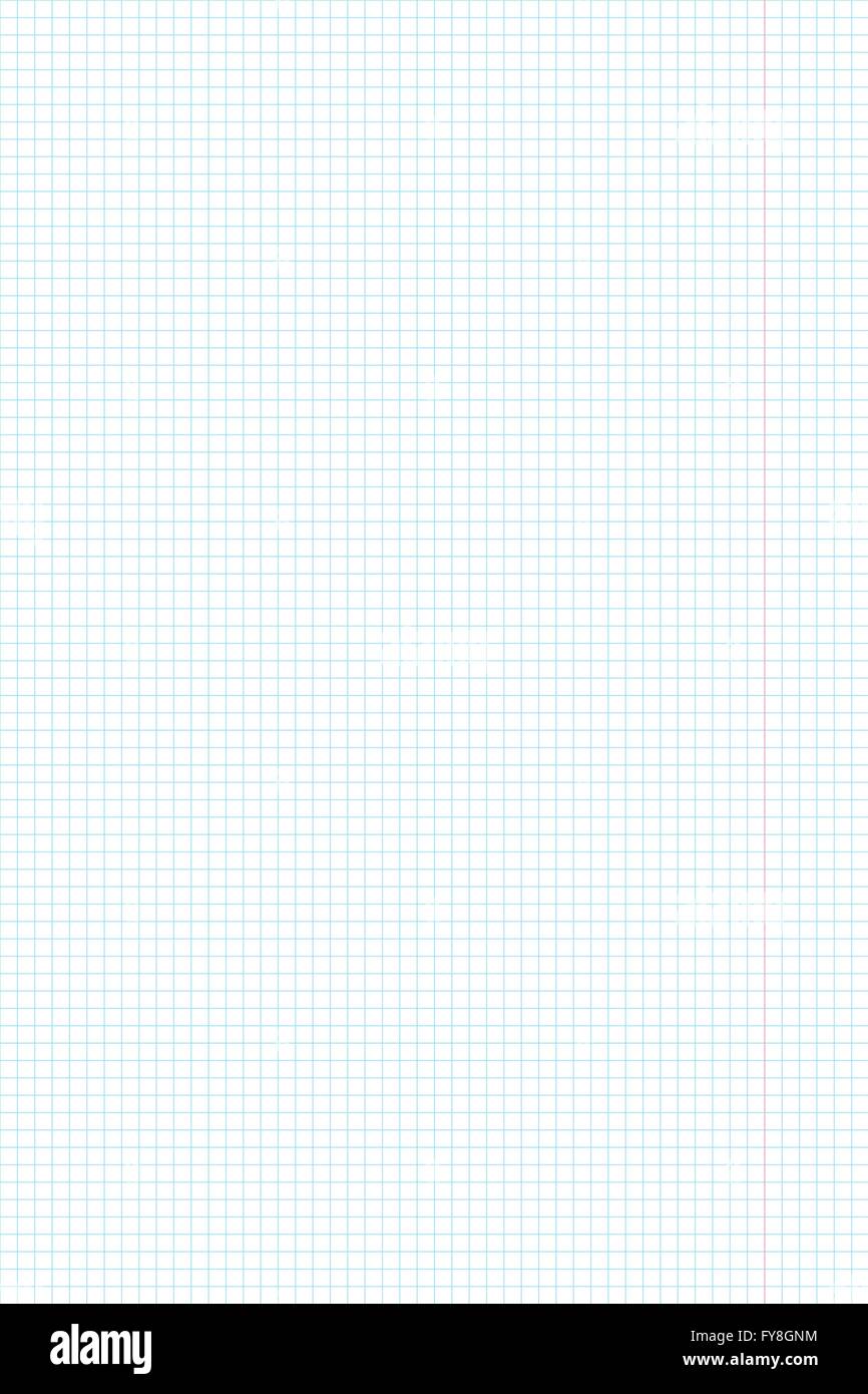 sheet of paper school notebook vertical background vector illustration ...