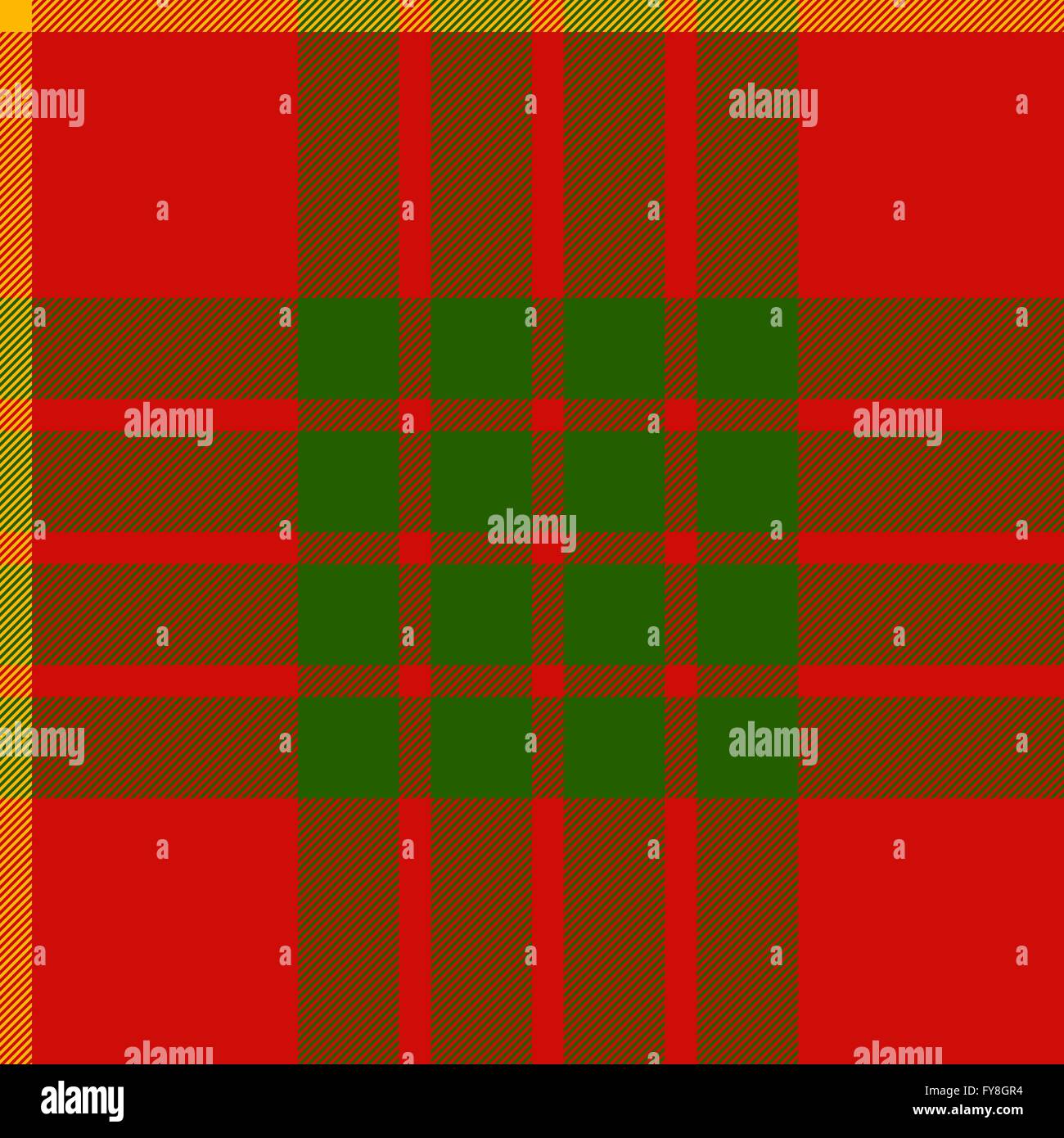 clan cameron tartan seamless background vector illustration Stock ...