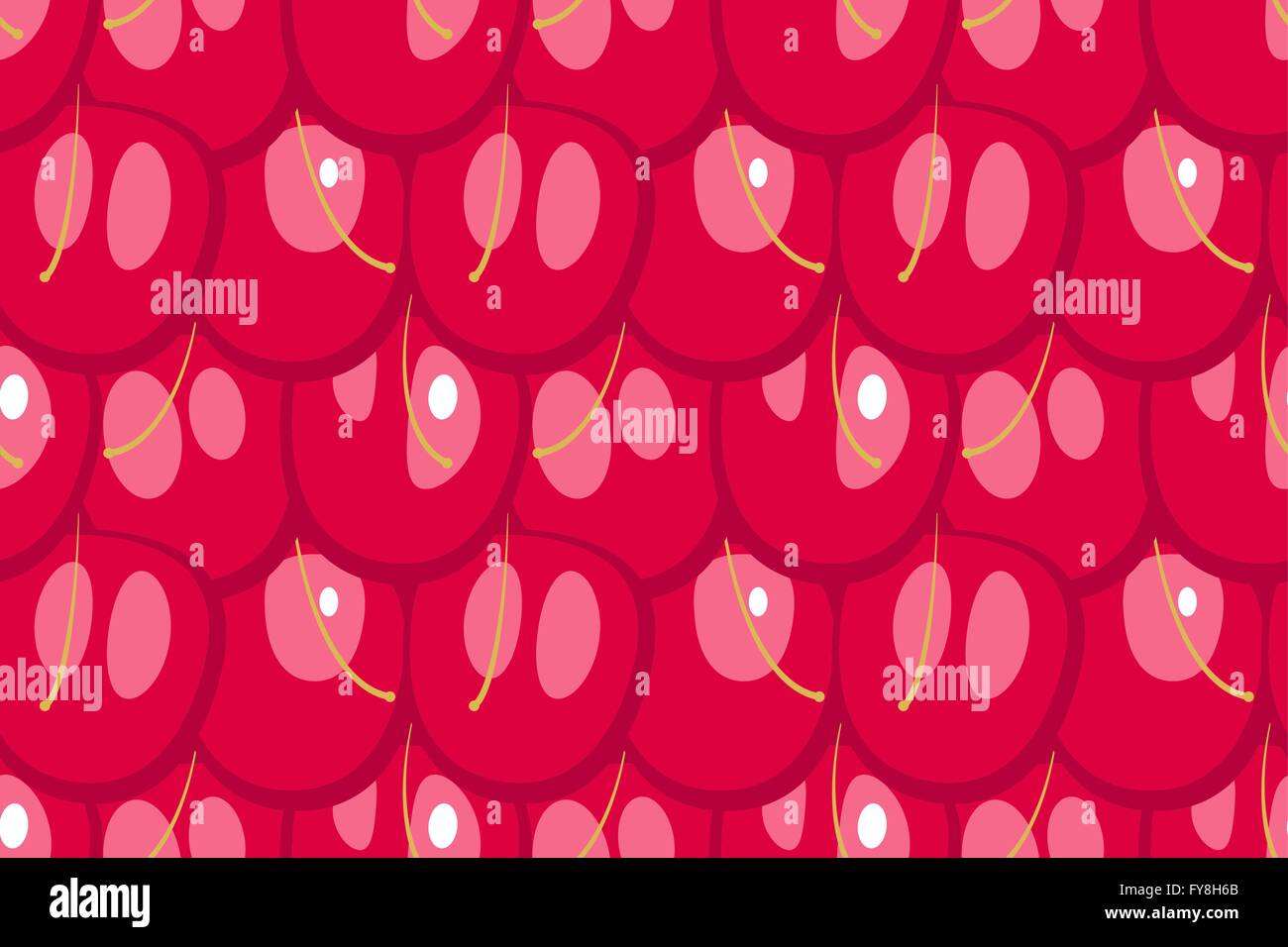 Seamless raspberry texture vector illustration Stock Vector Image & Art ...